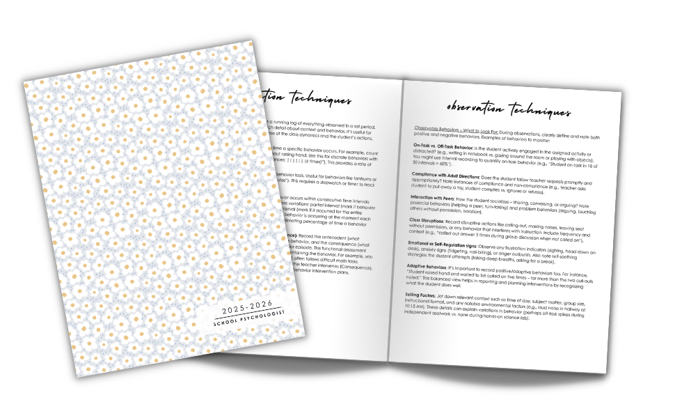 School Psych Resources - Practical Tools for Busy School Psychologists